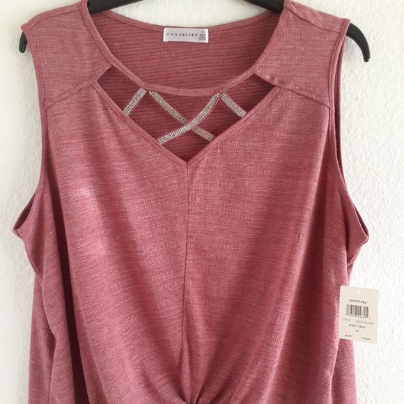 retrology | Tops | Retrology Sleeveless Womens Top Sz X | Poshmark